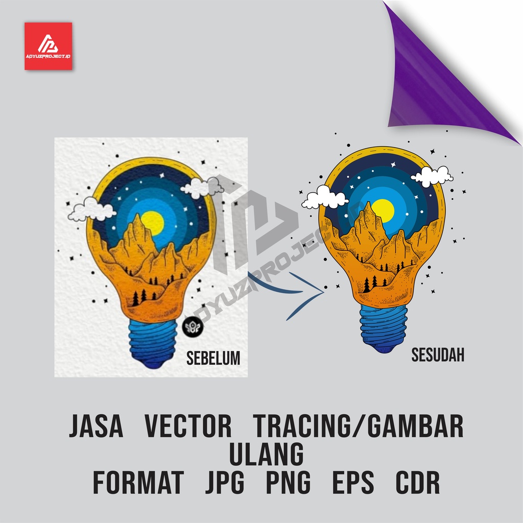 Jual Jasa Vector Tracing /Gambar Ulang format JPG PNG EPS CDR | Shopee ...