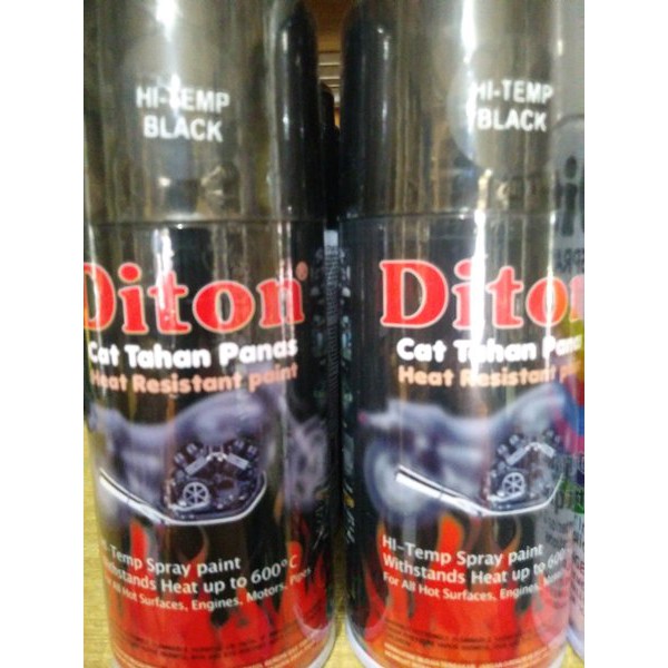 Jual Langsung Order CAT SEMPROT DITON Hi Temp Black Tahan Panas 150cc Murah | Shopee Indonesia