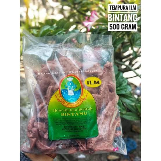 Jual Tempura Ikan Bentuk Bintang ILM 500gr | Frozen Food Murah | Shopee ...