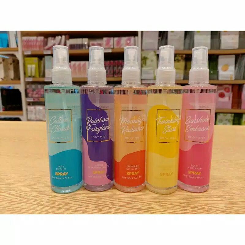 Jual BODY MIST MINISO SPRAY 150ml 5 varian | Shopee Indonesia
