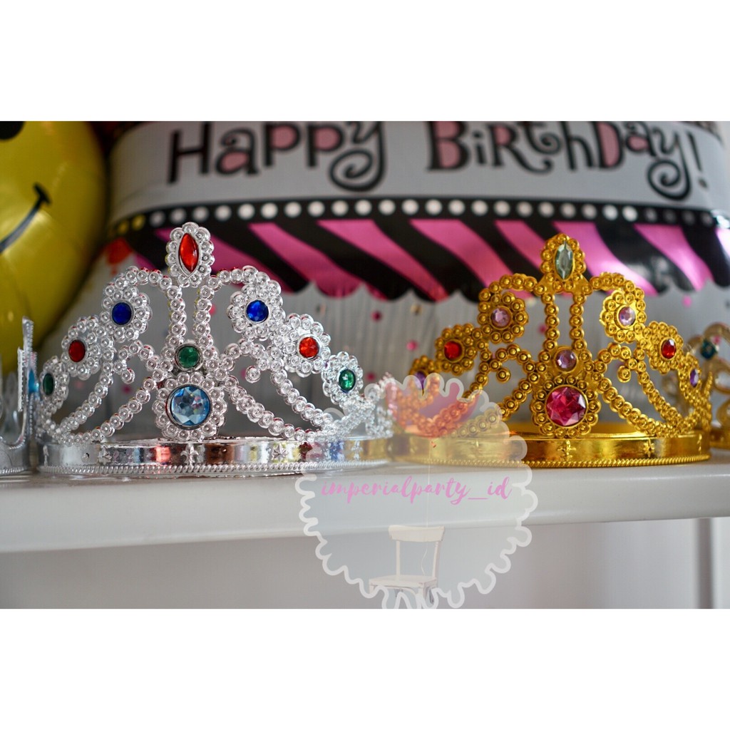 Jual Topi Mahkota Ratu Raja Ulang Tahun Birthday Bridal Shower | Shopee ...