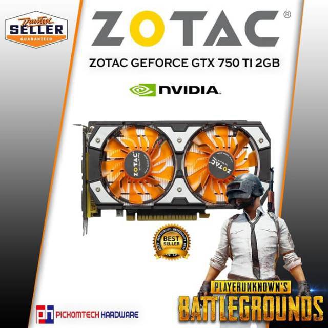 Jual ZOTAC GeForce GTX 750 Ti Thunder Dual Fan 2GB 128Bit DDR5 | Shopee Indonesia
