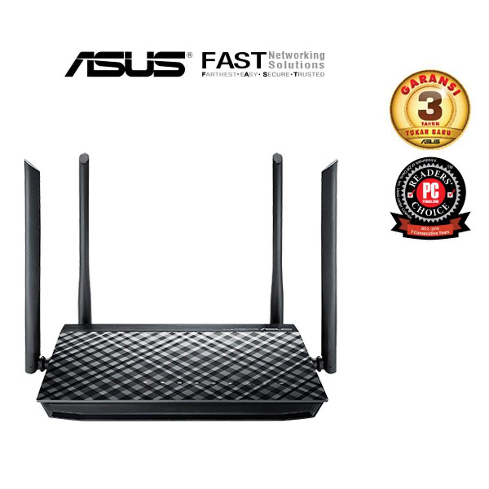 Jual Asus RT-AC1200G+ Wireless AC 1200 Mbps Dual Band Router Indonesia ...