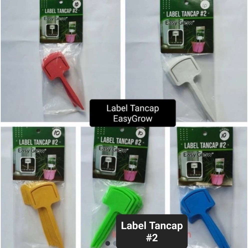 Jual LABEL TANAMAN TANCAP #2 EASY GROW Label Nama Tanaman Waterproof Label Nama Tahan Air Label ...
