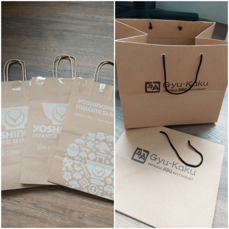 Jual Paper Bag Yoshinoya Gyu Kaku | Shopee Indonesia