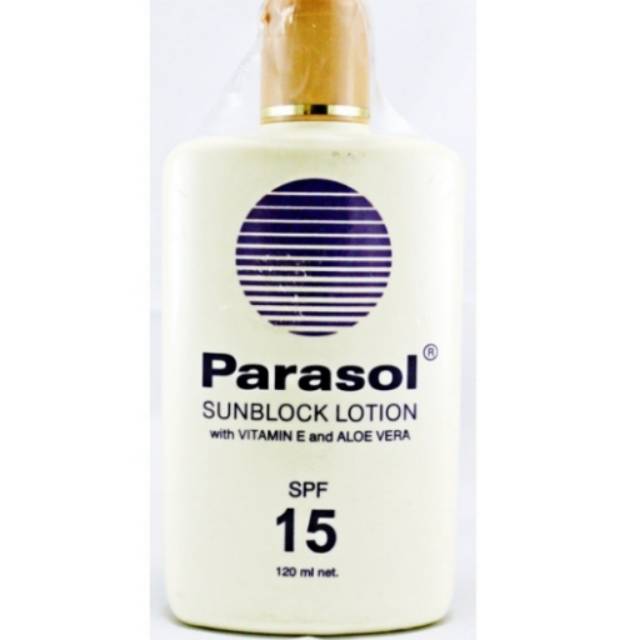 Jual PARASOL LOTION SPF 15 sunblock tabir surya | Shopee Indonesia