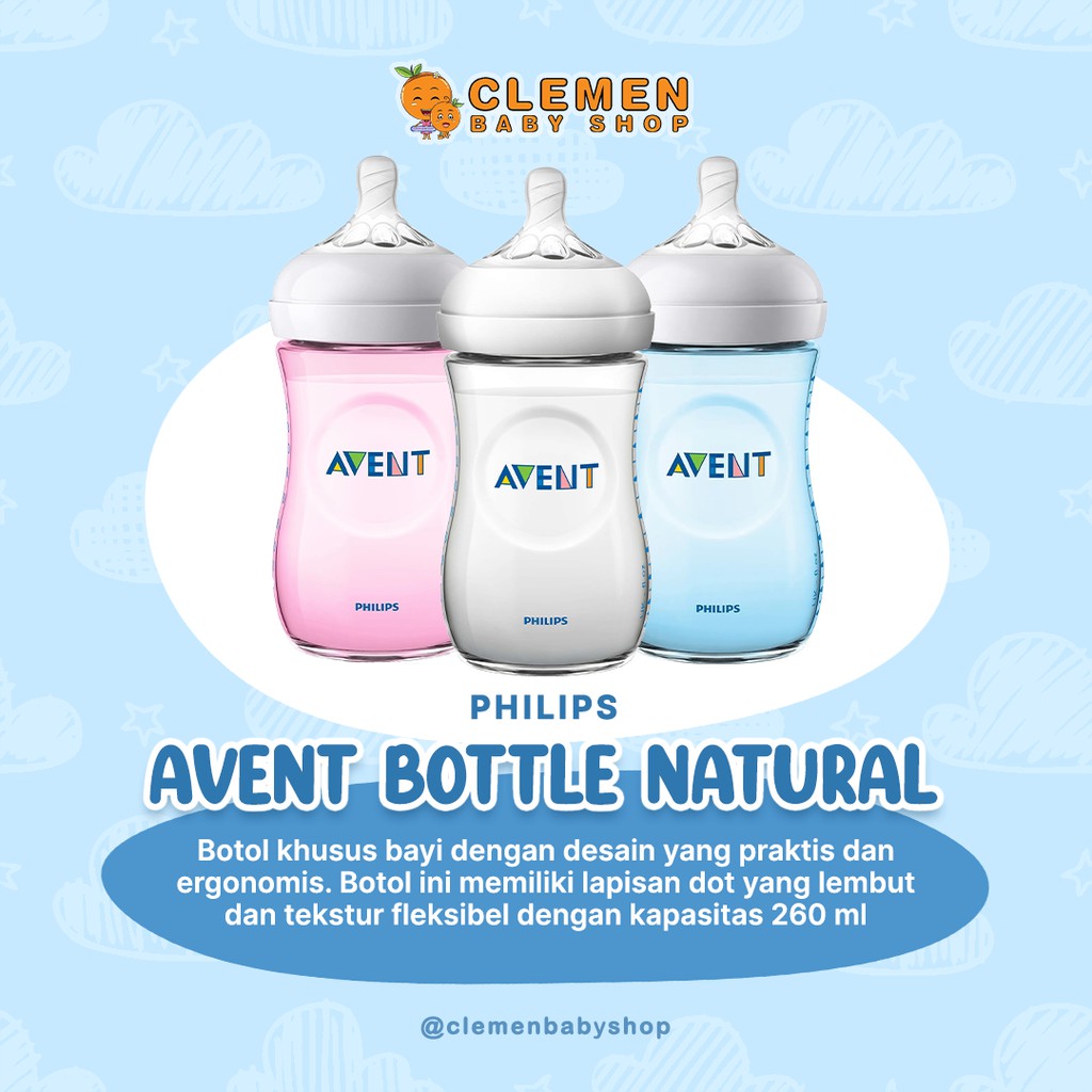 Jual Philips Avent Botol Susu PP Natural 260 ML | Shopee Indonesia