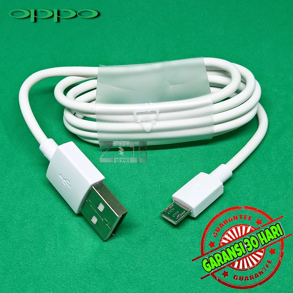 Jual Kabel data oppo Micro USB Type B 2A Original 100% Fast charging ...