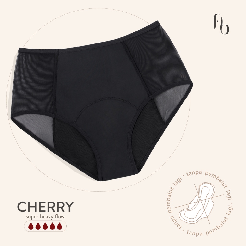 Jual (Super Heavy Flow) FitnBare Menstrual Underwear - Celana dalam Menstruasi - Period Panties ...