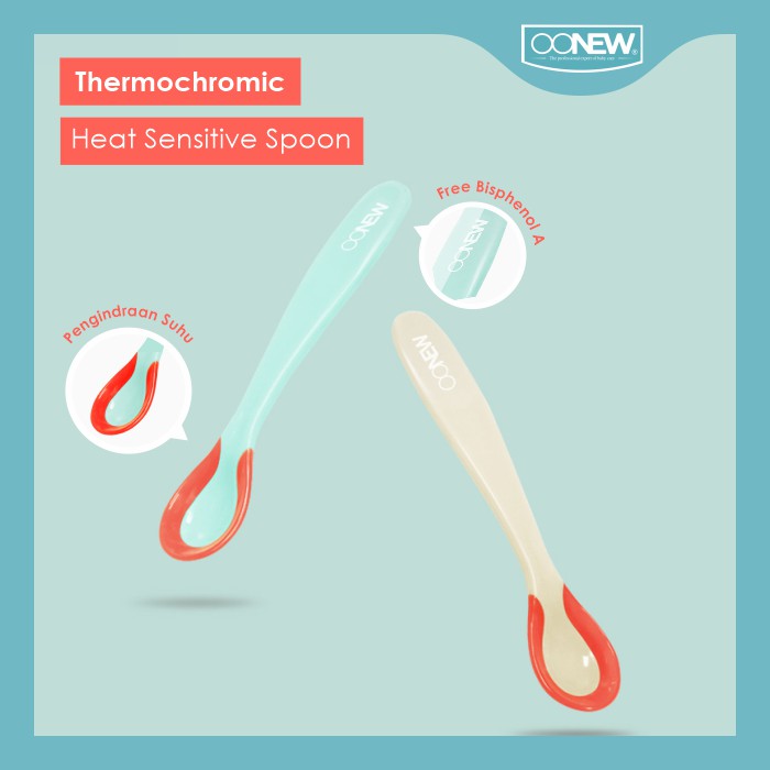 Jual OONEW Thermochromic (Heat Sensitive) Spoon / Sendok Makan Bayi ...