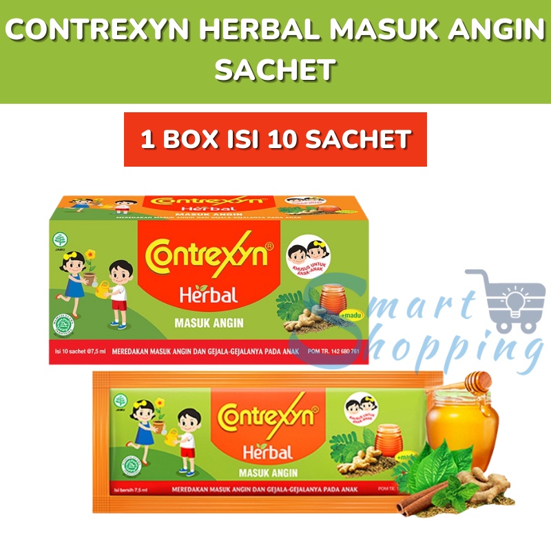 Jual CONTREXYN HERBAL MASUK ANGIN SACHET 1 BOX ISI 10 SACHET / HERBAL ...