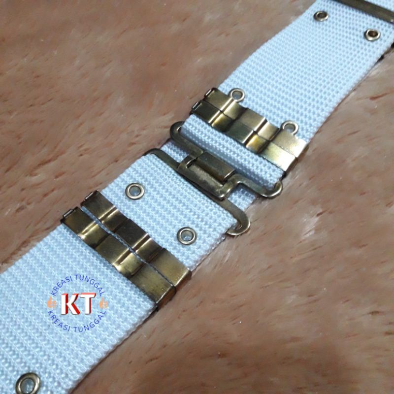 Jual kopel putih nilon lubang dua/tali kopel nilon/kopel yordan putih ...