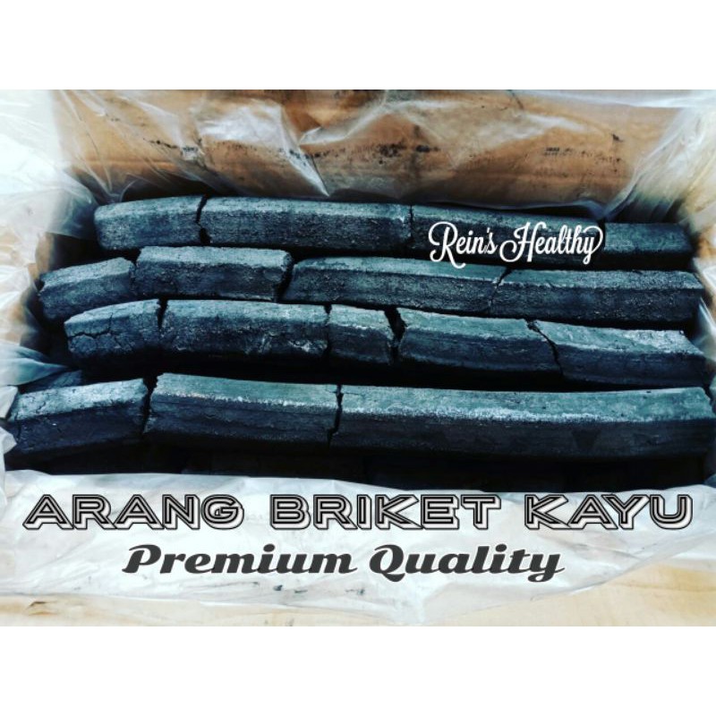 Jual Arang Briket BBQ Premium 10 kg Natural Wood Charcoal Briquette | Shopee Indonesia