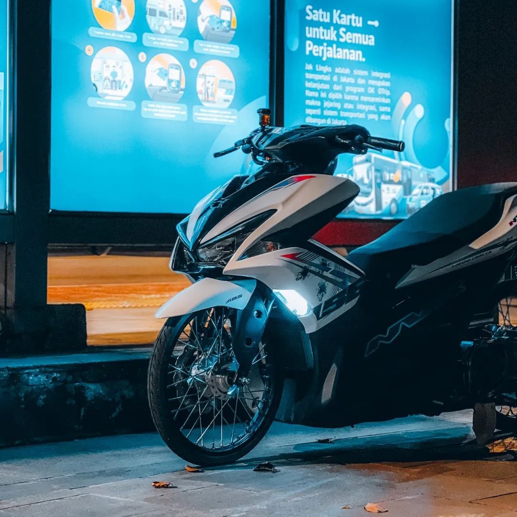 Jual STRIPING AEROX OLD 155/NVX OLD 155 DESIGN TRANSPARAN RAINBOW ...