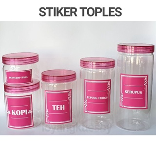 Jual STIKER BUMBU STICKER TOPLES GULA GARAM TEPUNG CUSTOM WARNA WARNI ...