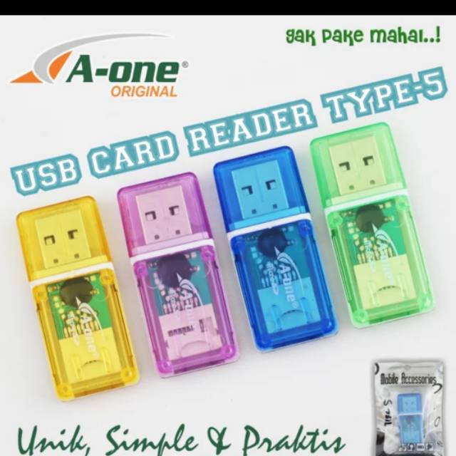 Jual CARD READER MICRO I SLOT USB 2.0 TF SIM TYPE 5 | Shopee Indonesia