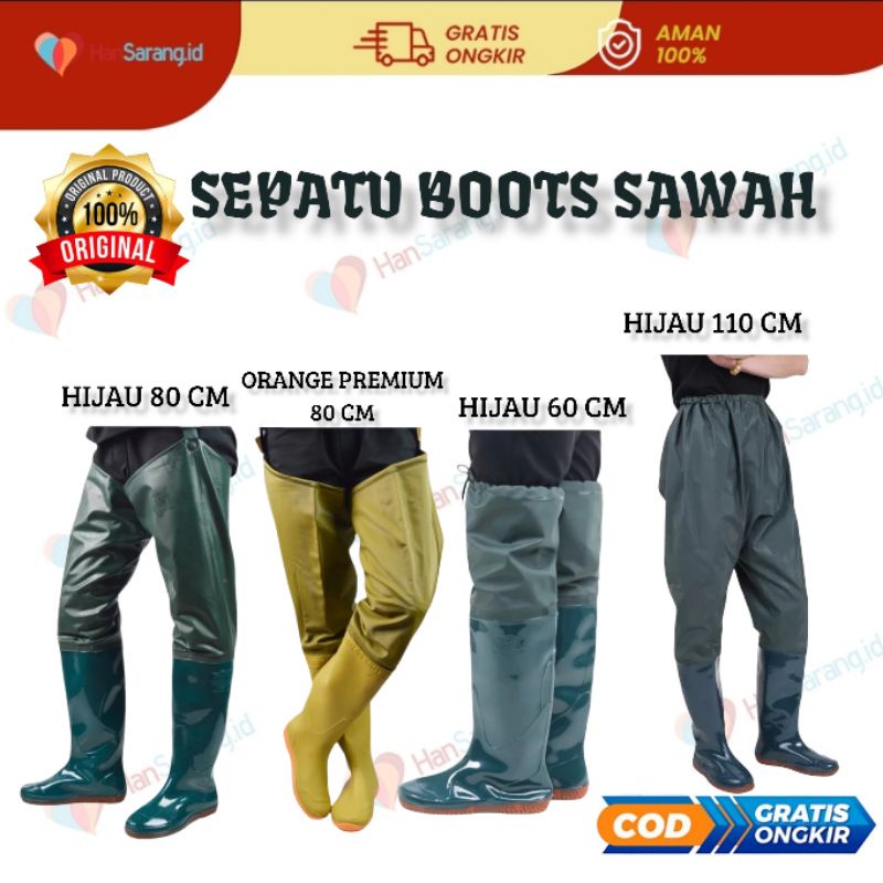 Jual Sepatu ke Sawah Boot Boots But Bud Bot sawah ladang kolam Panjang ...