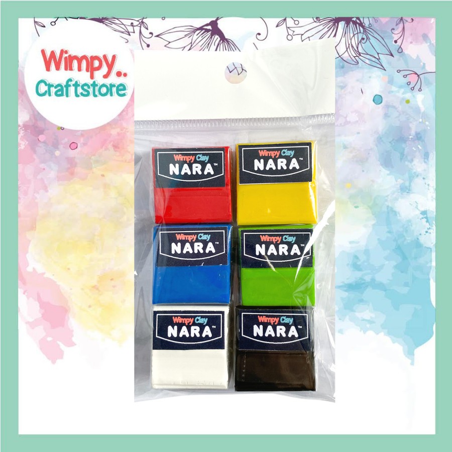 Paket NARA Clay Bahan Polymer Clay Fimo Premo Sculpey Bahan Clay ...