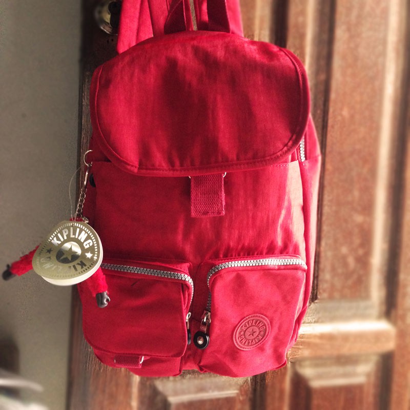 Jual tas kipling ransel polos kuliah sekolah laptop | Shopee Indonesia