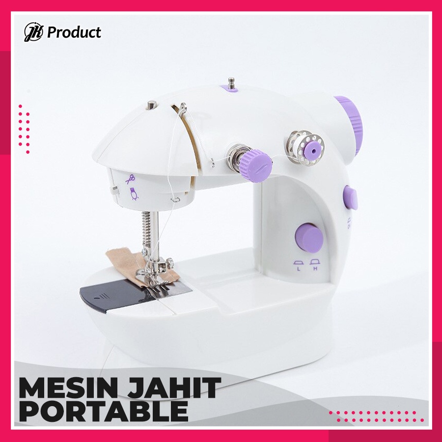 Jual Alat Mesin Jahit Kecil Portable Mini Sewing Machine Charging dan ...
