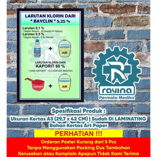 Jual Poster Larutan Klorin Dari Bayclin 5,25% | Shopee Indonesia