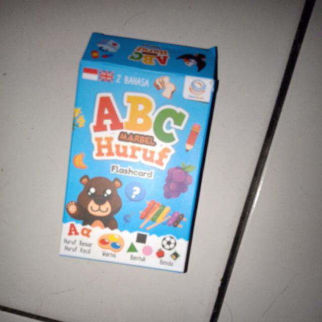 Marbel FLASHCARD HURUF ABC - Kartu Bayi Pintar - Belajar Alphabet dan ...