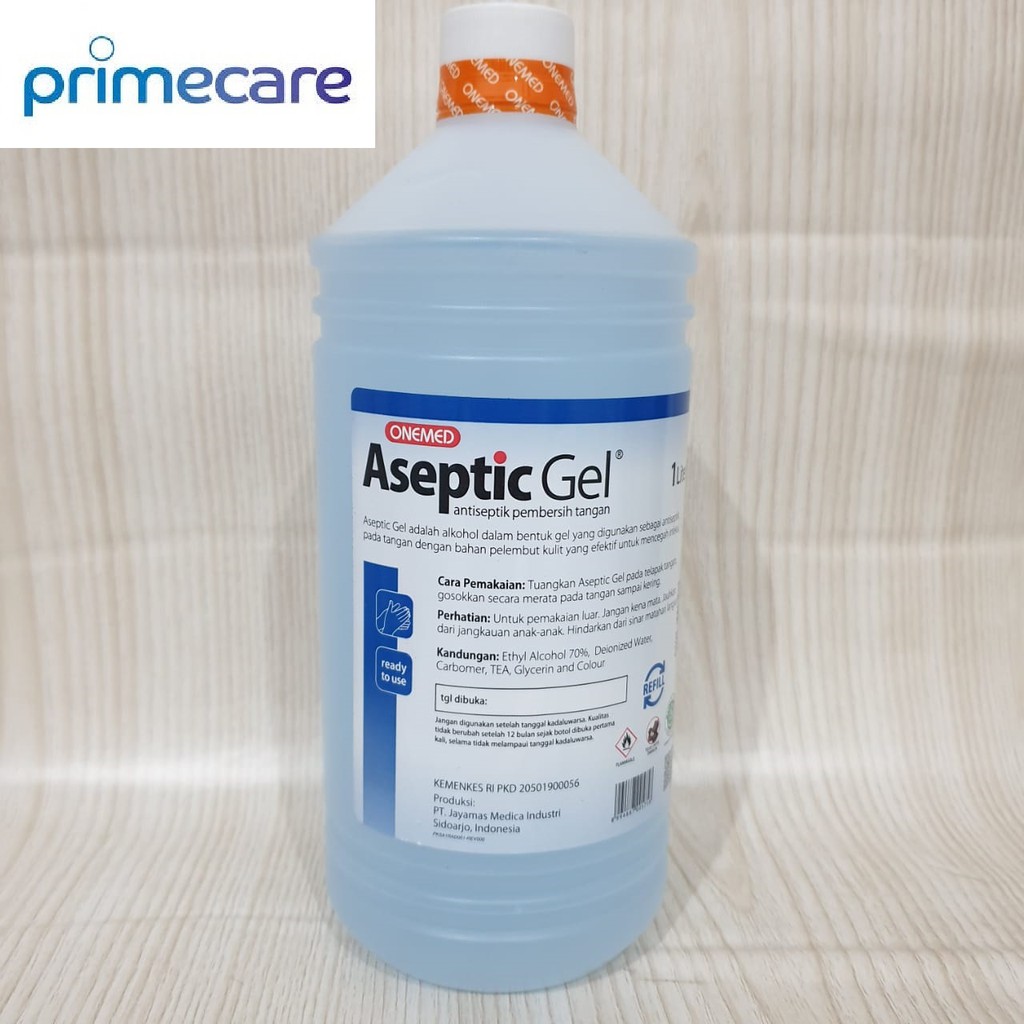 Jual Aseptic Gel Onemed 1 Liter / Antiseptik Gel / Handsanitizer Gel Refill | Shopee Indonesia