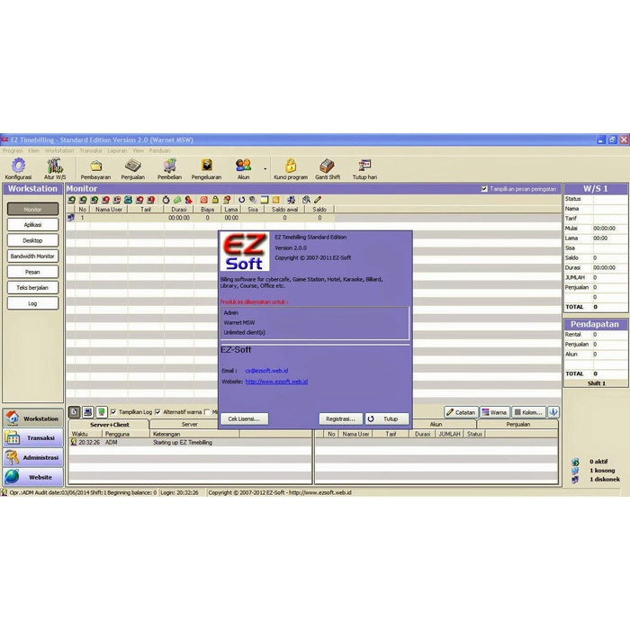 Jual EZ Timebilling v2.0 ( Billing Warnet) | Shopee Indonesia
