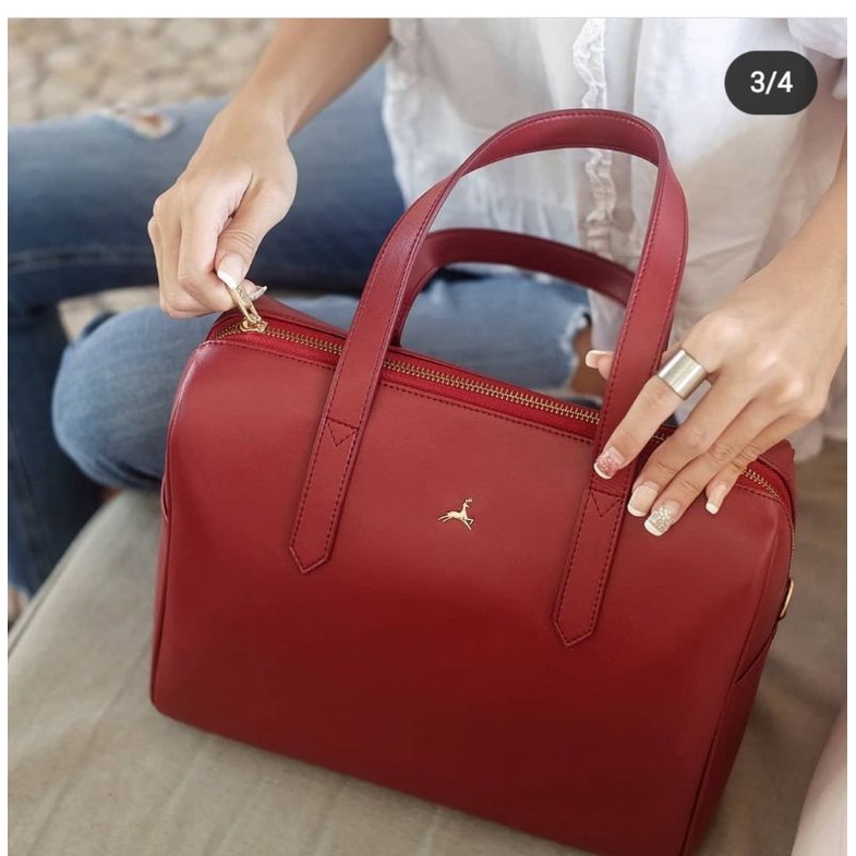 Jual POVILO SIENA BAG RED BARU ORIGINAL | Shopee Indonesia