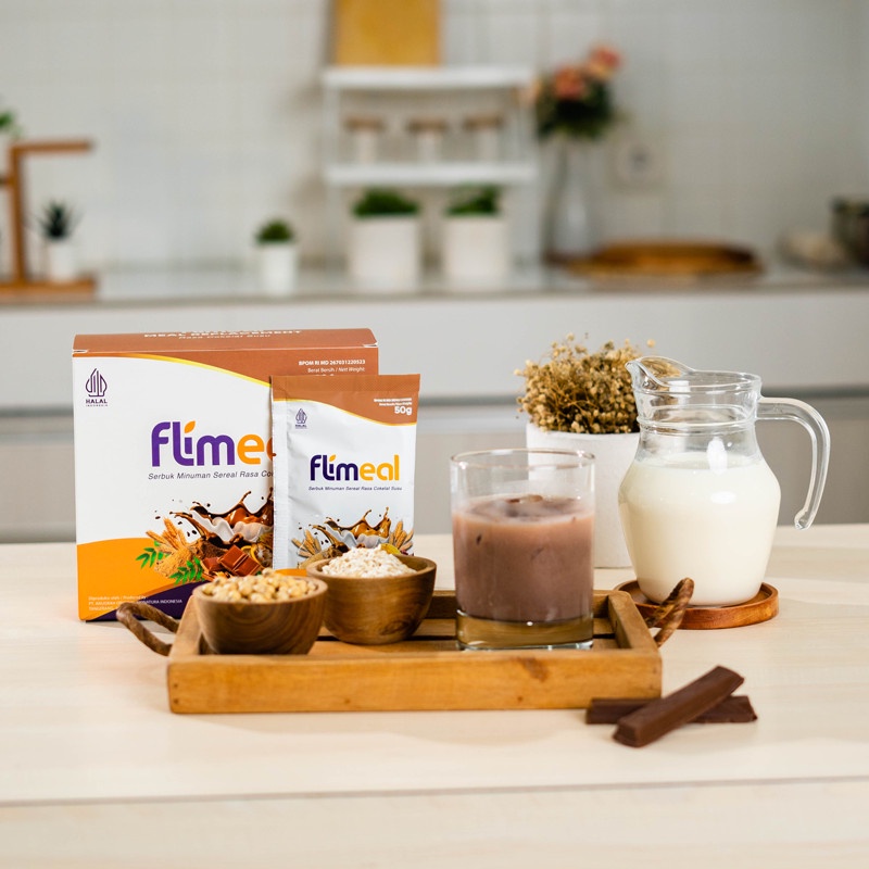 Jual FLIMEAL MEAL REPLACEMENT RASA COKLAT BY FLIMTY | Shopee Indonesia