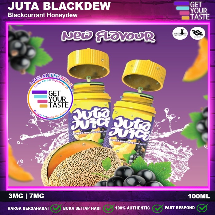 Jual Liquid Juta Juice Blackdew 100ML by RSR Brew x Vape Boss | Shopee ...