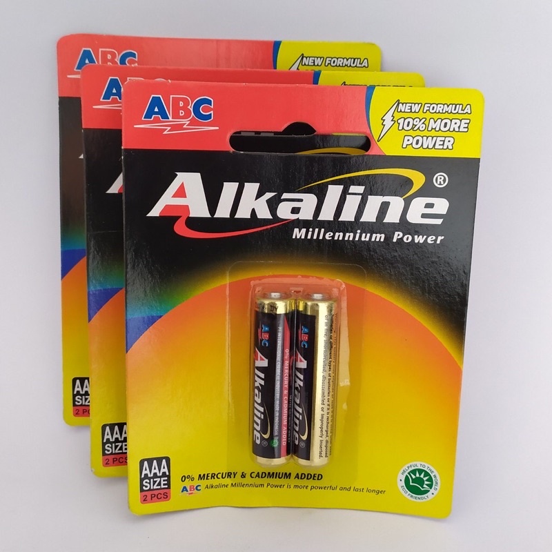 Jual Baterai ABC Alkaline AAA batre / battery / batu batre Remote A3 ...