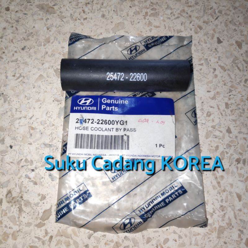 Jual Selang Hose Coolant By Pass Selang Bypass Hyundai Accent Verna ...