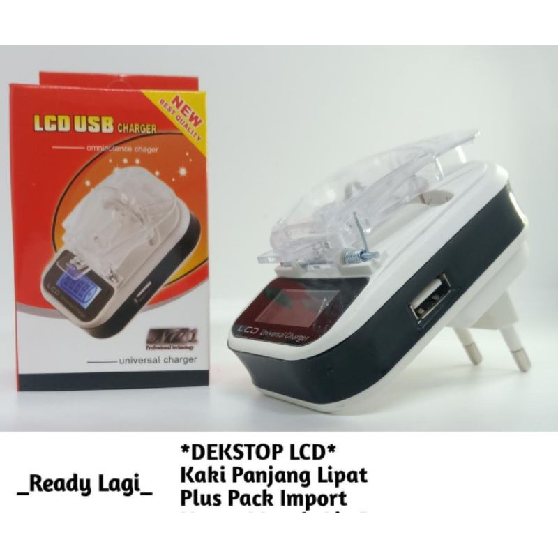 Jual Charger Desktop Universal Lcd USB Charger Tc | Shopee Indonesia