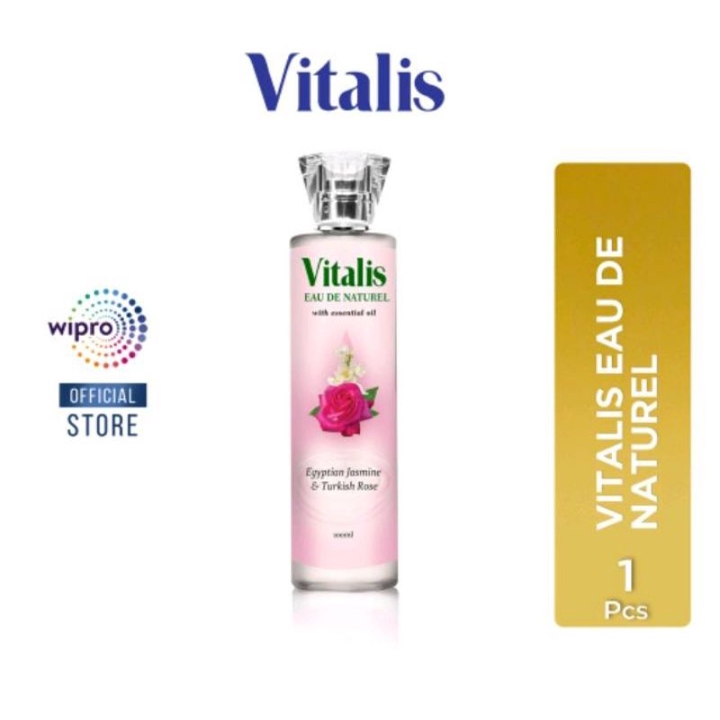 Jual Vitalis Eau De Natural EGYPTIAN JASMINE & TURKISH ROSE 100ml | Shopee Indonesia