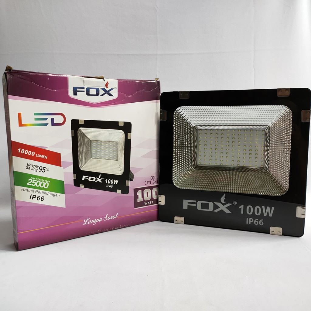 Jual FOX Lampu Sorot LED 100 Watt - Putih | Shopee Indonesia