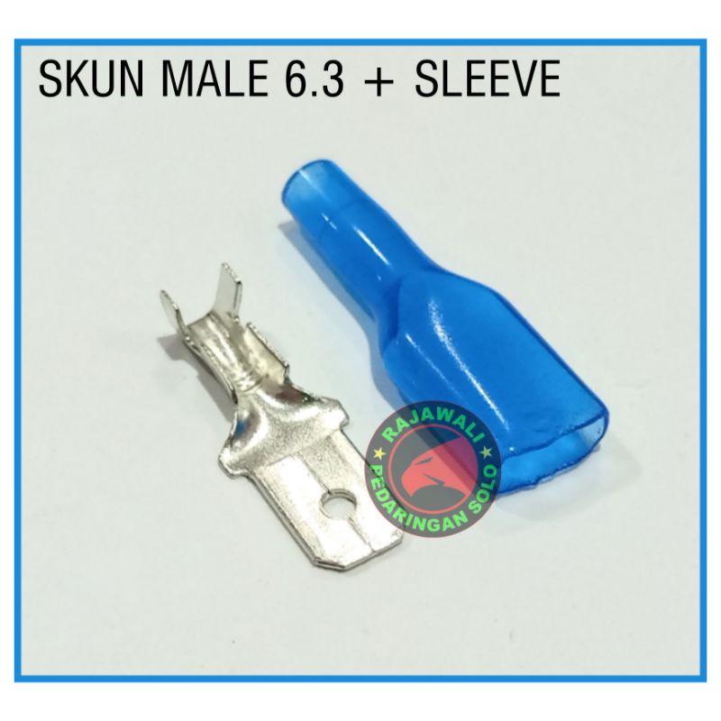 Jual SKUN MALE 6.3 SLEEVE SKUN MOTOR MOBIL KONEKTOR PIPIH | Shopee ...