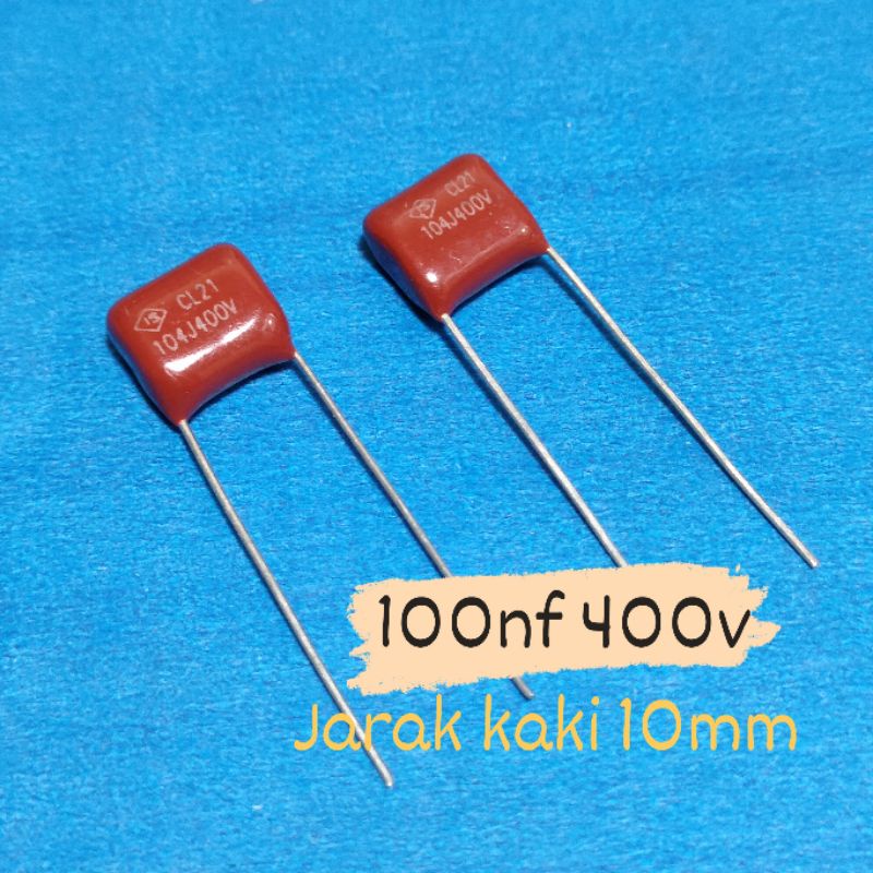 Jual Capacitor 104 / 400v Kapasitor 100nf / 400 volt | Shopee Indonesia