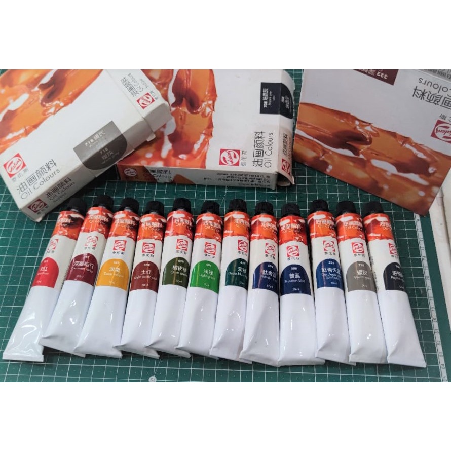 Jual Talens Oil Paint - Cat Minyak Satuan 50 ml | Shopee Indonesia