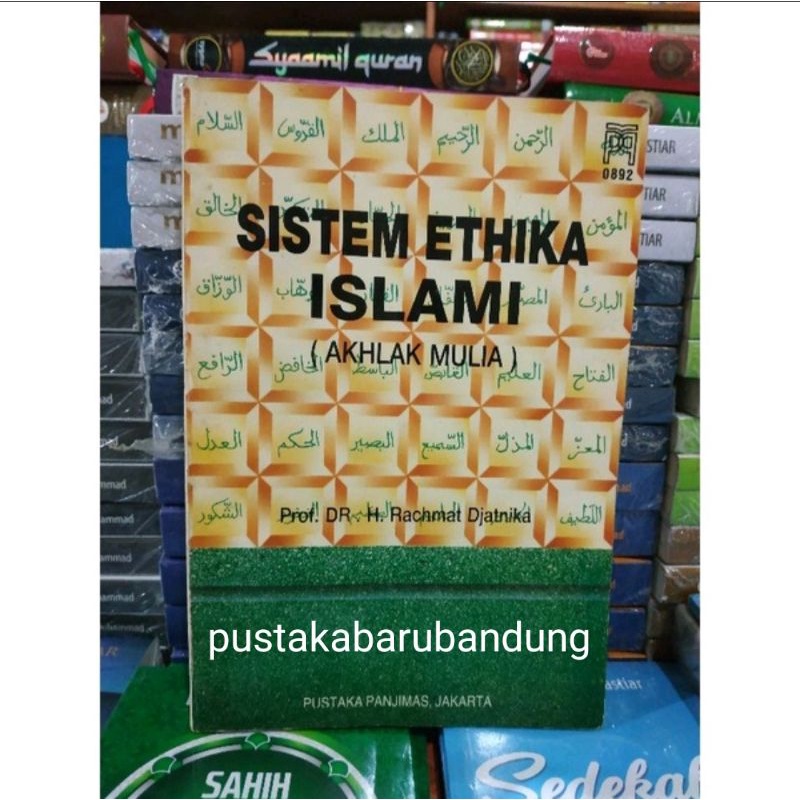 Jual Buku Sistem Etika Islami Akhlak Mulia Sistem Ethika Lengkap Edisi ...
