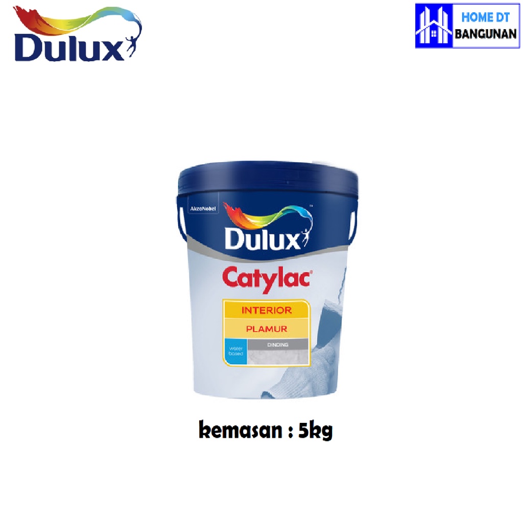 Jual Dulux Catylac Plamur Interior 5 kg /Plamur Dempul Retak Dinding ...