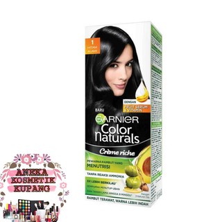 Jual Garnier Color Natural Semir Rambut hitam alami | Shopee Indonesia