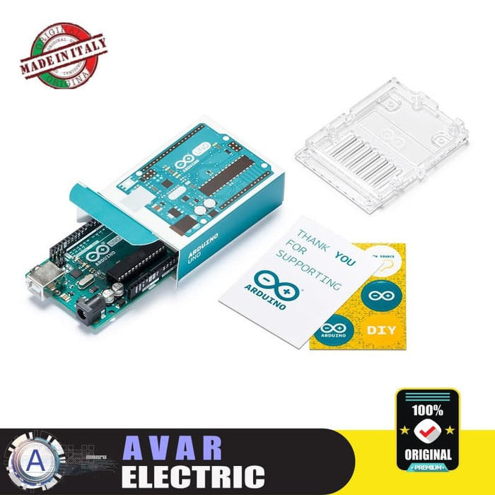 Jual Arduino Uno r3 Original DIP Rev 3 Ori Asli Official Made in Italy ...