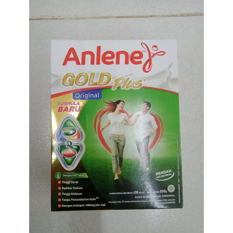 Jual Anlene Gold Original 650gr susu pencegah tulang keropos (khusus 35 ...