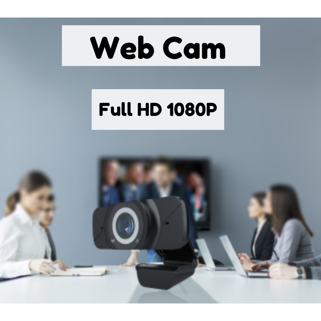 Jual Usb Webcam Camera 1080P Full Hd With Microphone IP Camera [READY ...
