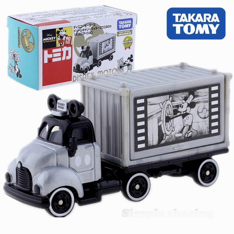 Jual Tomica Disney Motors Dream Carry Mickey Mouse 90th 1928 Edition Black White - Takara Tomy ...