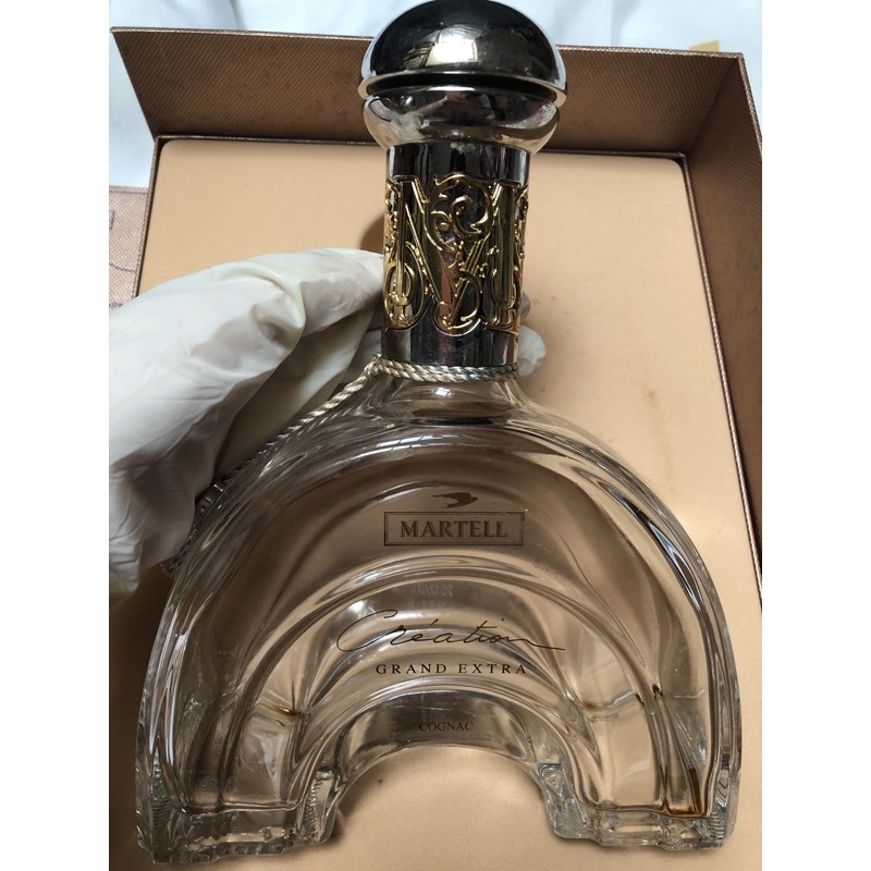 Jual Martell Creation Grand Extra cognac botol bekas minuman keras miras with box limited ...