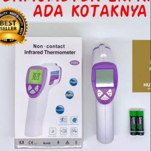 Jual Termometer Infrared Non Contact Digital Suhu Badan Tubuh ...