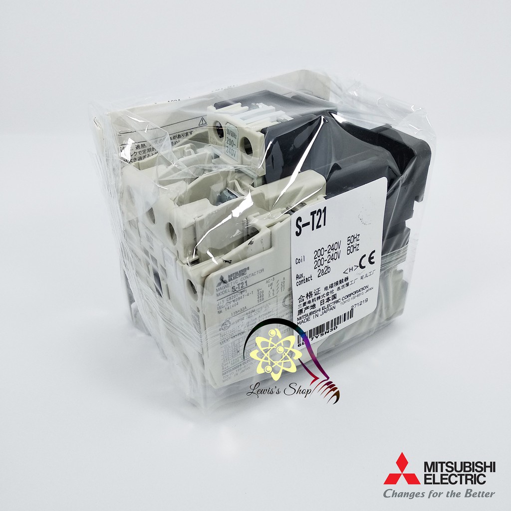Jual Mitsubishi Magnetic Contactor ST-21 Coil 220V Original Made In ...