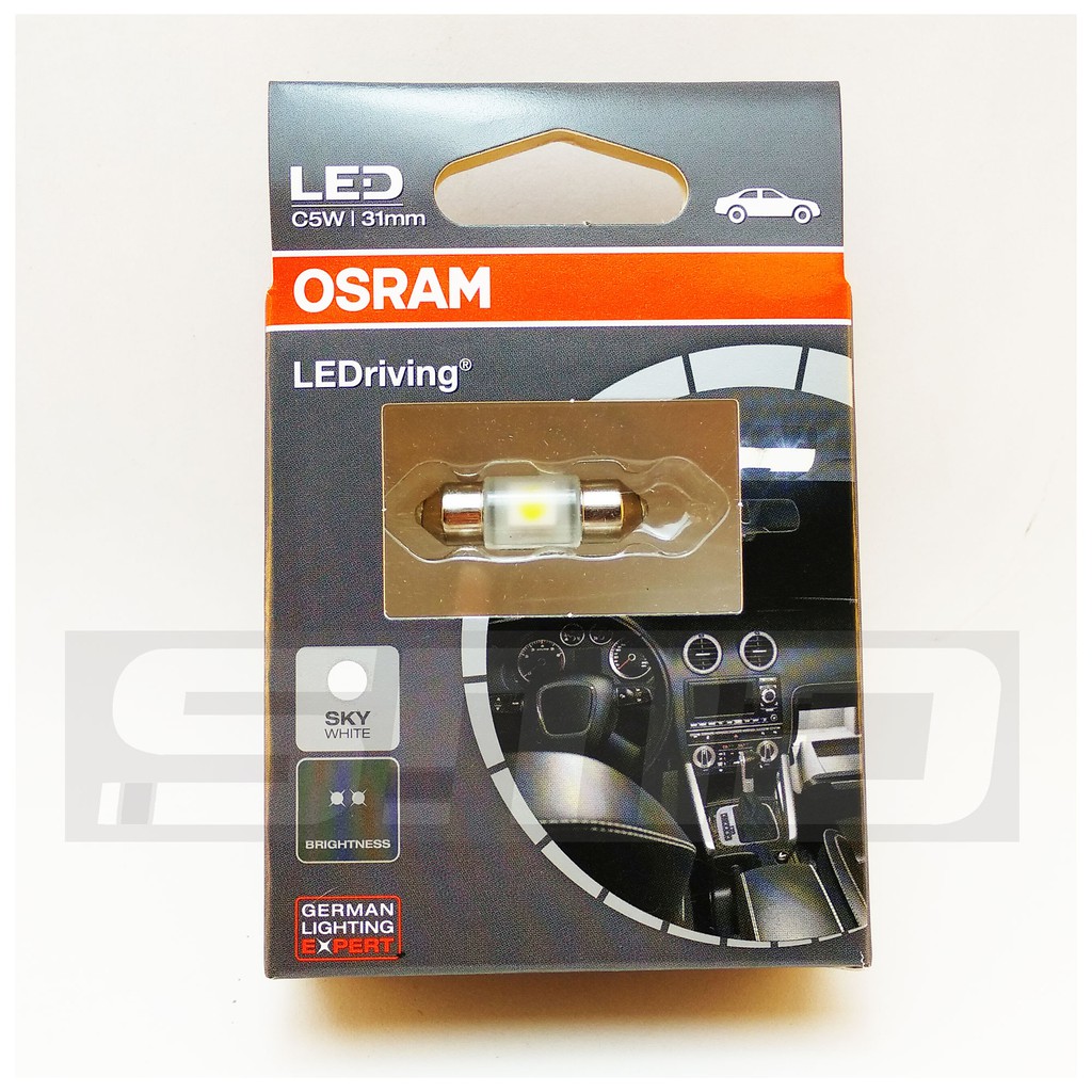 Jual Lampu LED Osram Festoon Sky White 12V | Shopee Indonesia